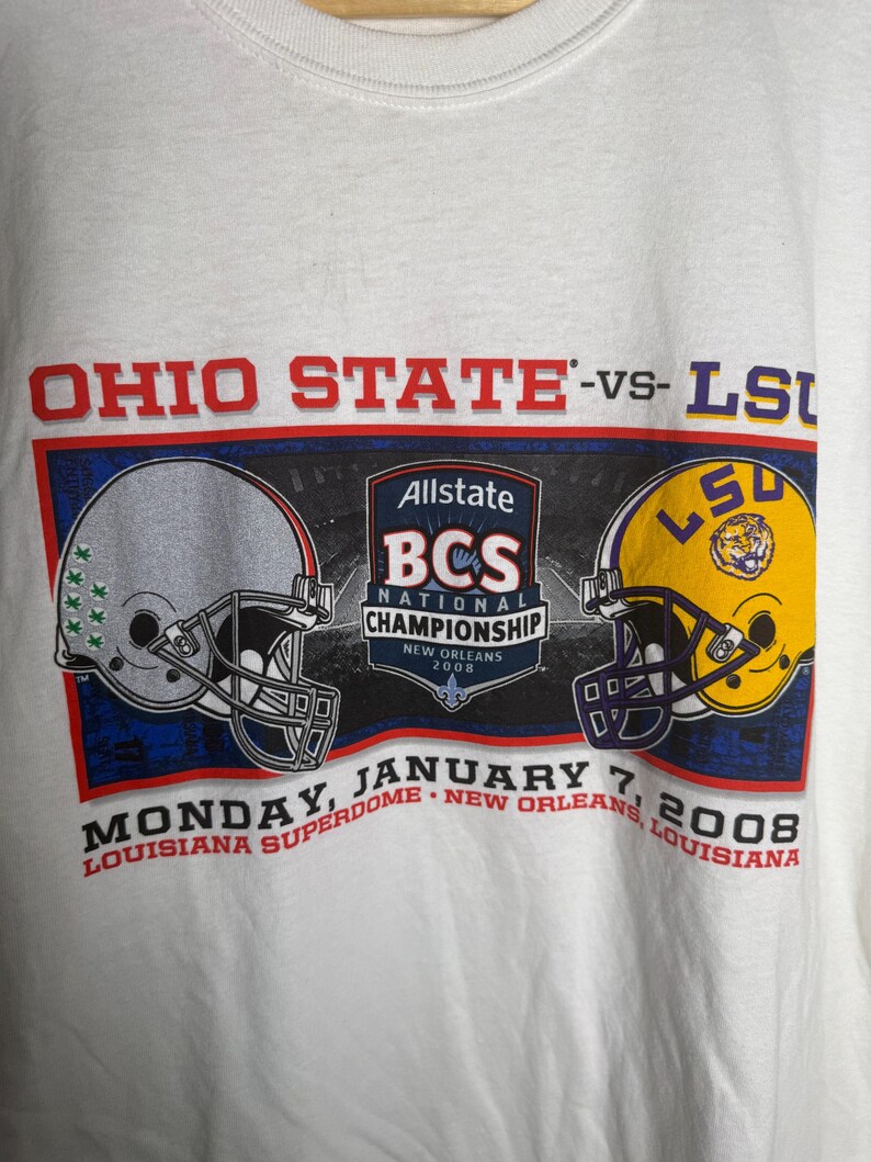 Vintage LSU Vs. Ohio State University Shirt, XL - Etsy
