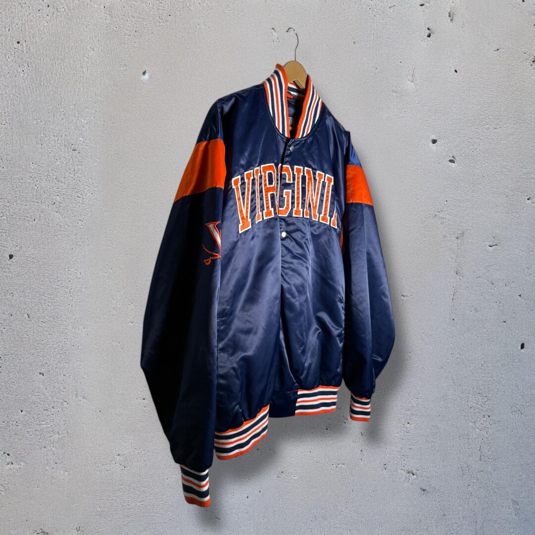 Vintage UVA University of Virginia Cavaliers Satin Bomber Jacket - Etsy