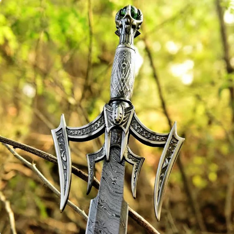 Handmade Scottish Claymore Sword J2 Steel, Highland Claymore Black ...