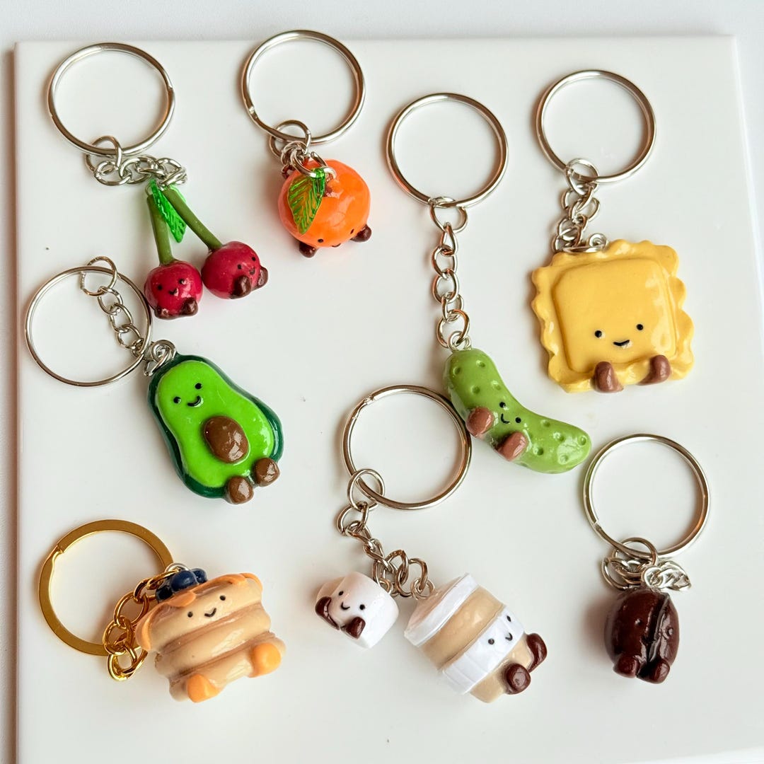 PART 2: LIMITED Cute Keychains, Polymer Clay Handmade Keychains ...