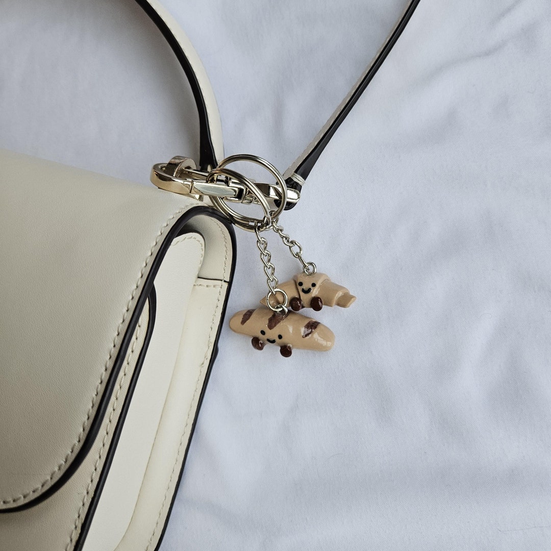 Baguette Keychain, Croissant Keychain, Matching Couple Charms, Jellycat ...