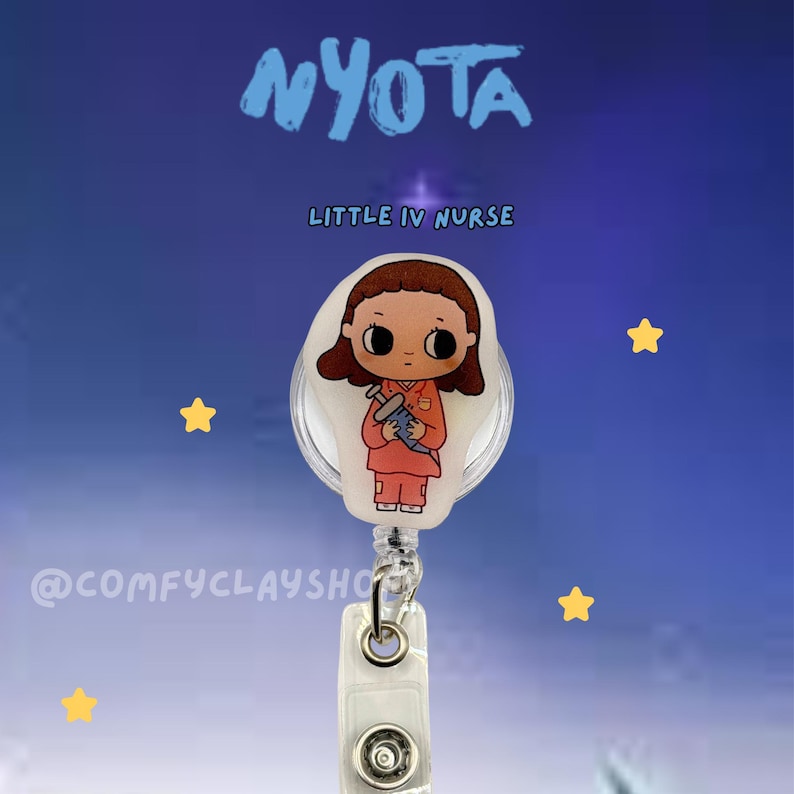 Nyota the On-call Cuties Series - Personalisable Badge Reels for Nurse ...