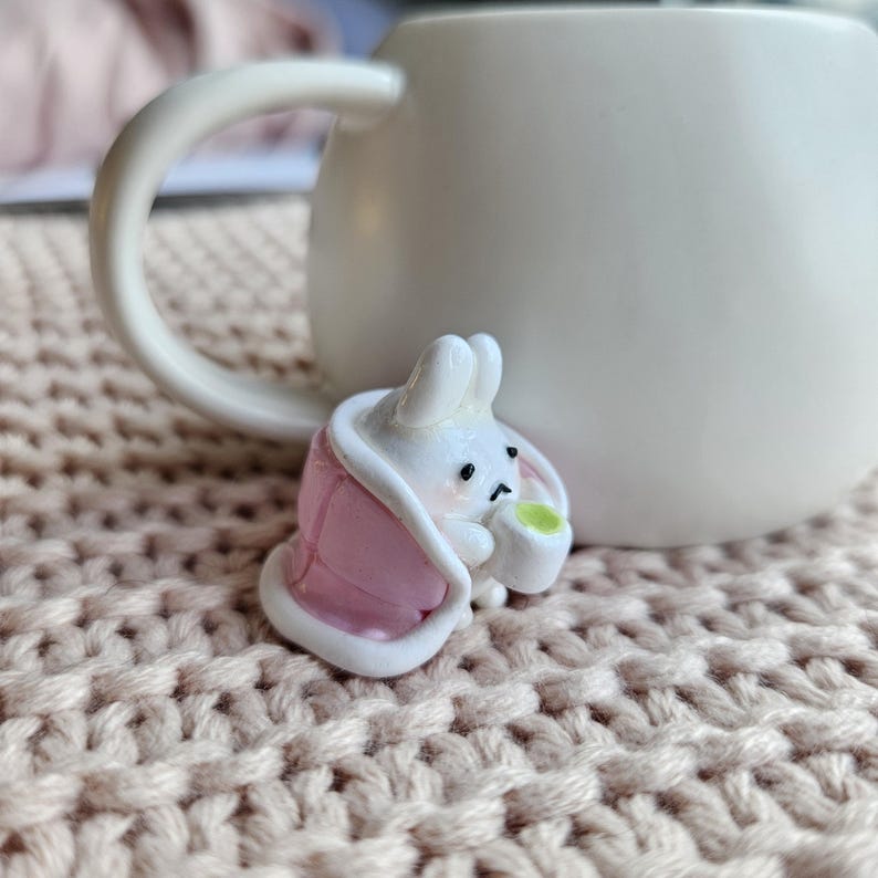 Burrito Babies Desk Buddy – Handmade Polymer Clay Figurine, Desk ...