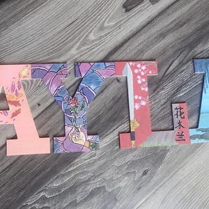 Custom Hand Painted Wooden Letters - Etsy