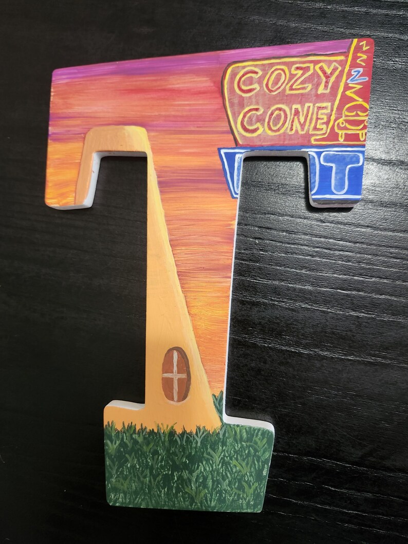 Custom Hand Painted Wooden Letters - Etsy