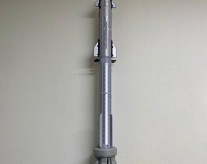 36"/91cm Starship Superheavy 3D Printed 1/144 Scale Model With Stand - Etsy