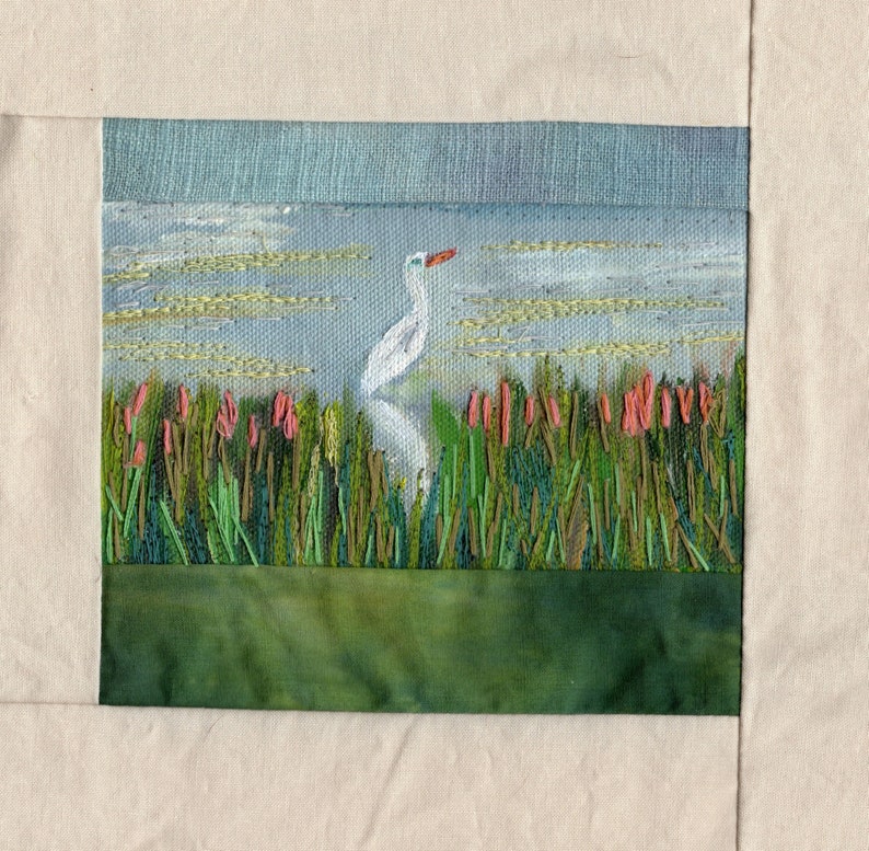 Bird in the Marsh - Etsy
