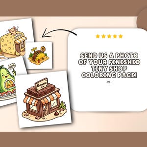 Tiny Shops Coloring Book PDF – 150 Mini Storefront Pages Kawaii ...