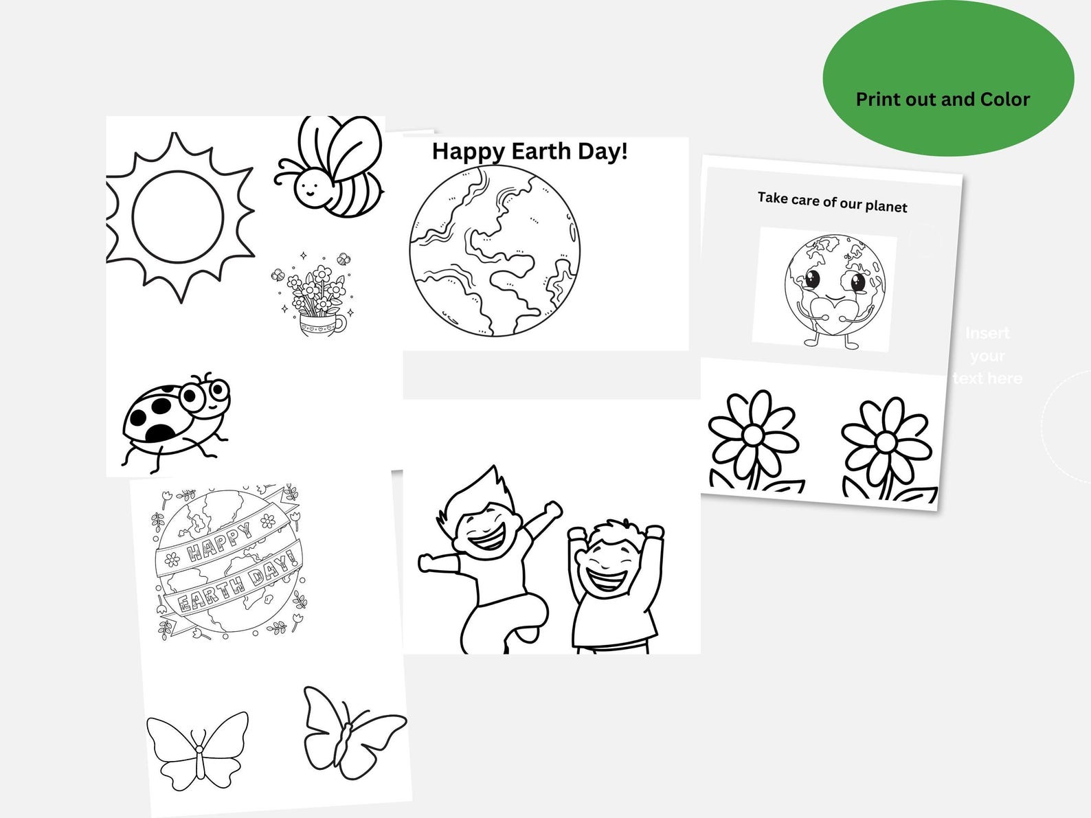 Earth Day Coloring Pages for Kids | Eco-friendly Printable Activities ...