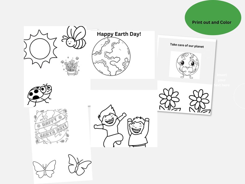 Earth Day Coloring Pages for Kids | Eco-friendly Printable Activities ...