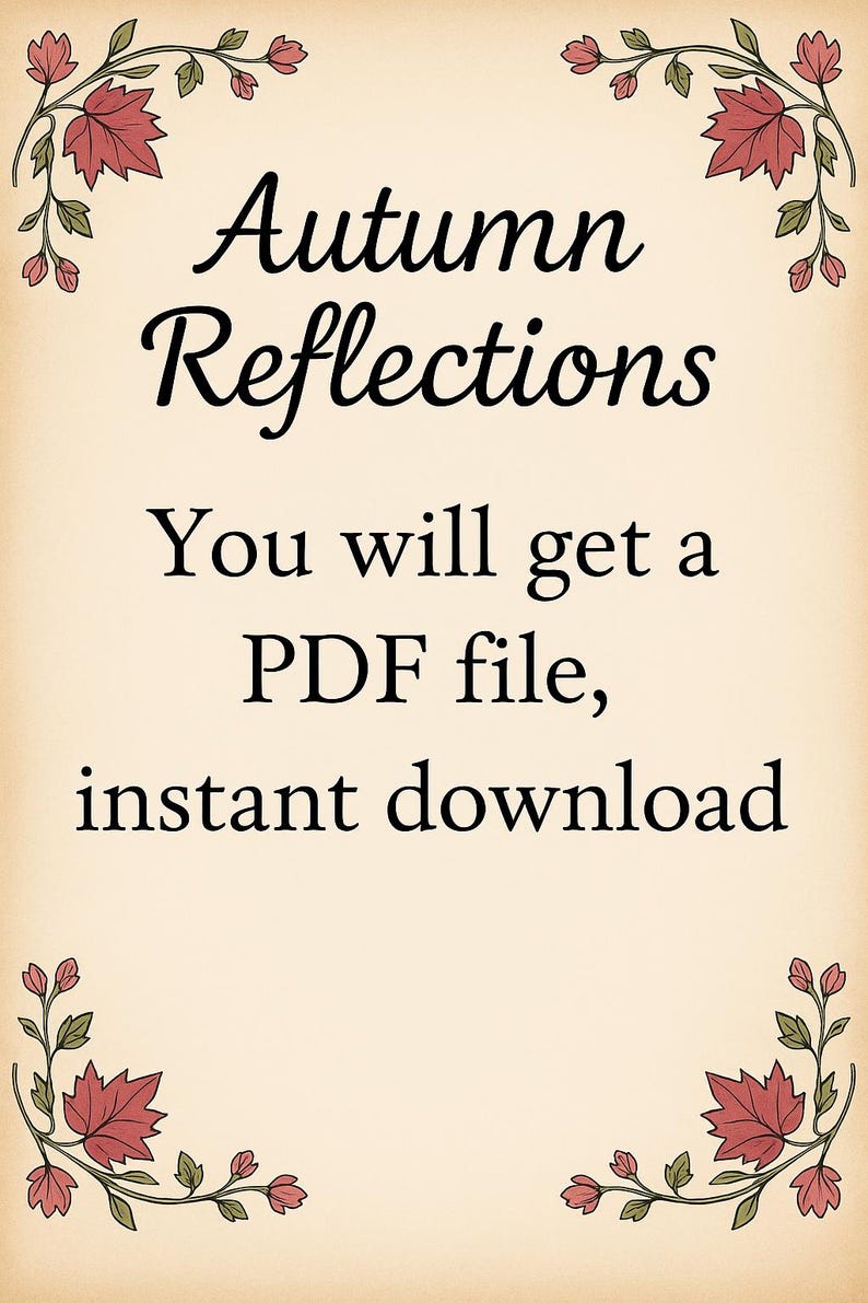 Autumn Junk Journal Printable Fall Gratitude Journal Cozy Vintage Fall ...