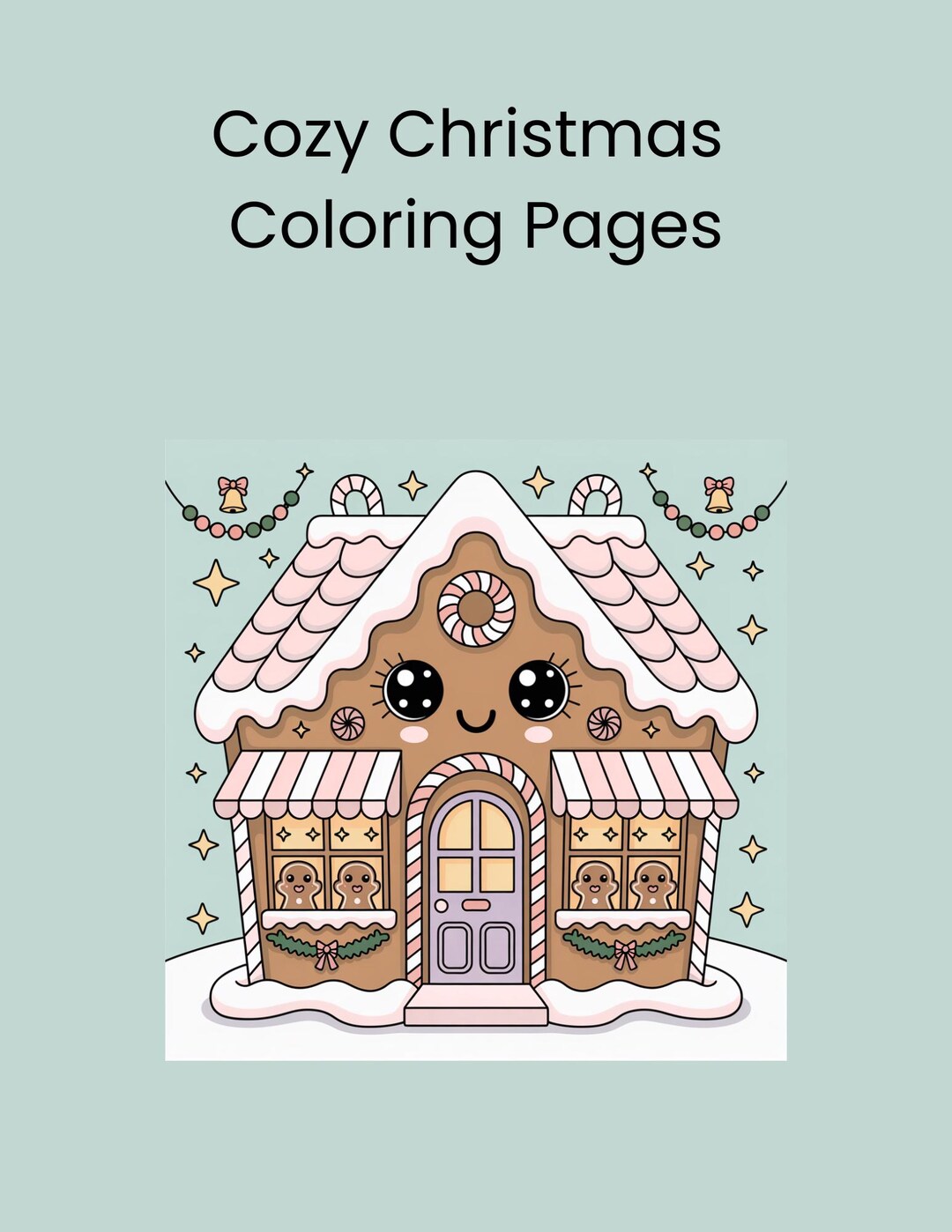 Cozy Christmas Coloring Pages for Kids - Holiday PDF Printables ...