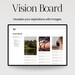 Minimalist Notion Vision Board Template: Digital Goal Tracker (PDF) - Etsy