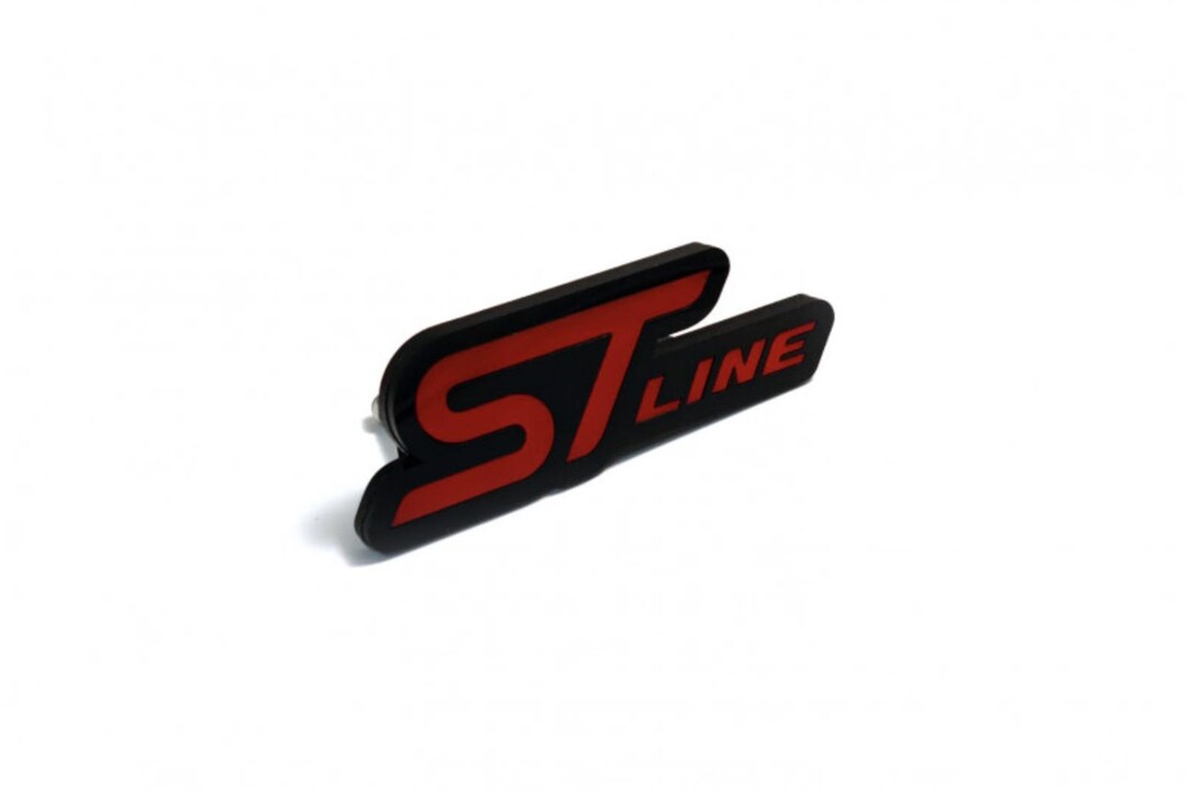Custom Radiator Grille Emblem Badge With ST Line Logo, Ford Accessories ...