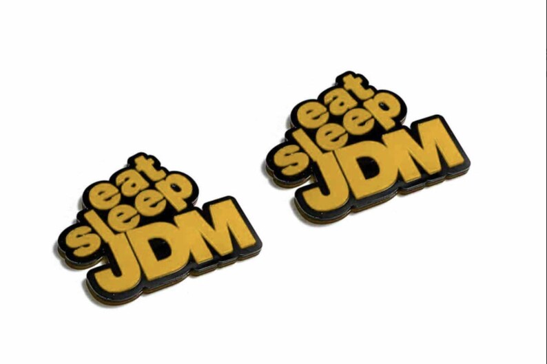 Custom Fender Emblem Badge Withjdm Logo, Car Logo, JDM Badge, Toyota ...