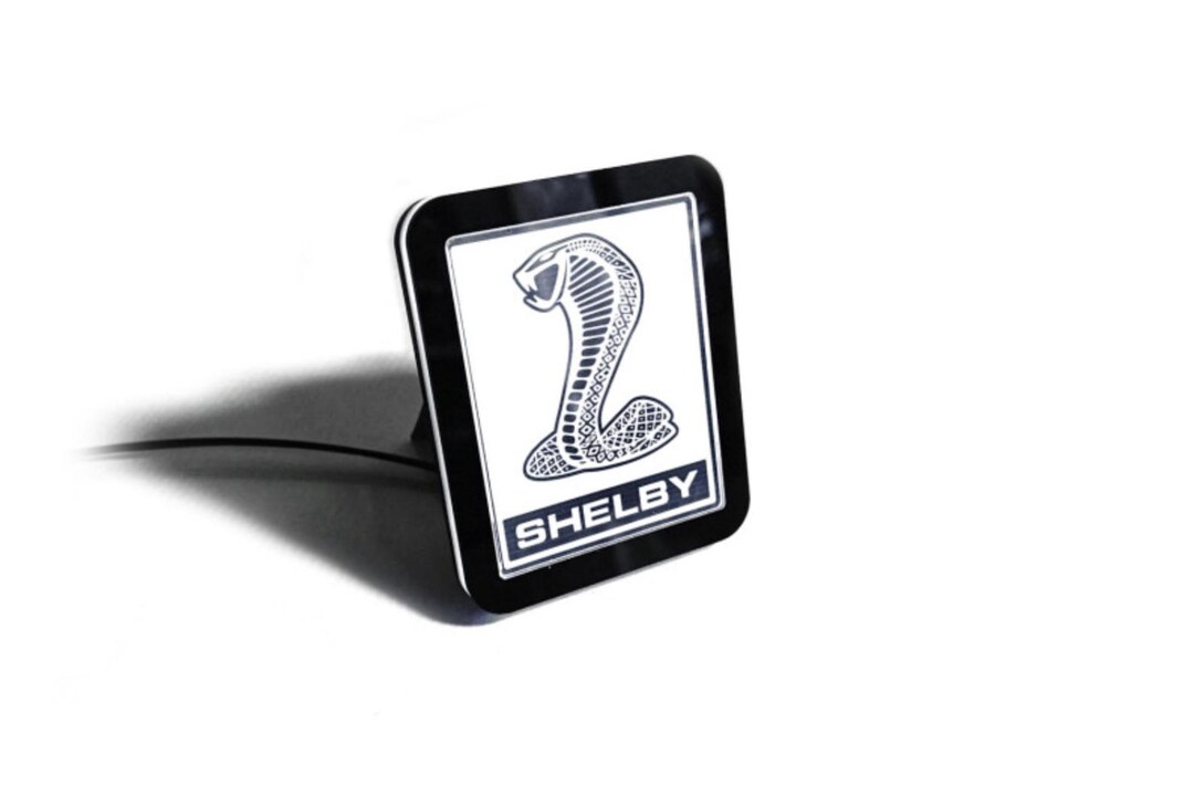 Custom LED Radiator Grille Emblem Badge for Mustang With Snake Shelby ...