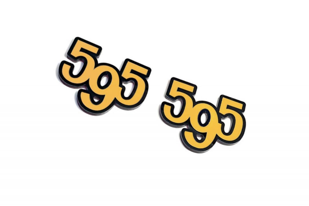 Custom Fender Emblem Badge With 595 Logo, Car Logo, Abarth Badge - Etsy