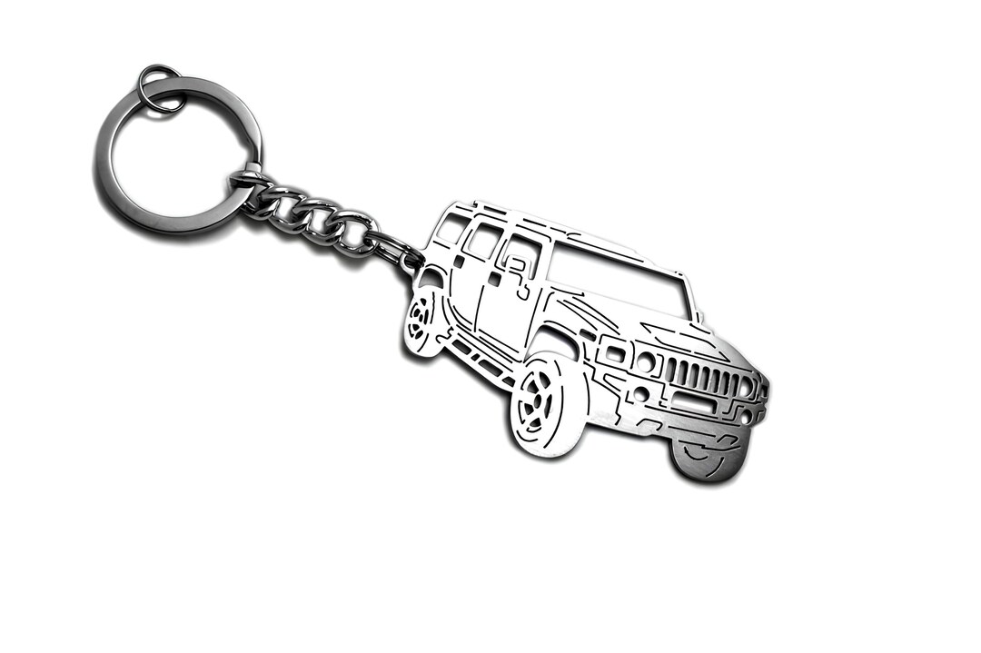 Personalized 3D Keychain for Hummer H2 2002-2009, Gifts for Car Lovers ...