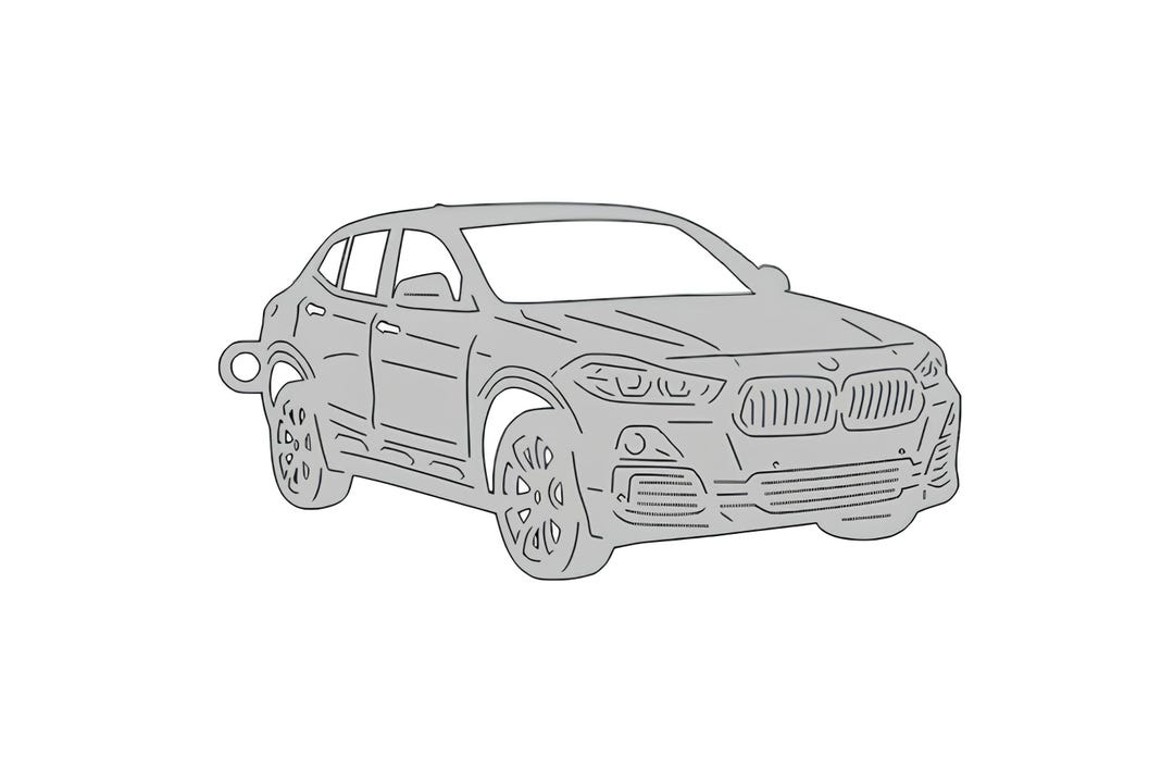 Exclusive 3D Keychain for BMW X2 F39 2018, Gifts for Car Lovers, New ...