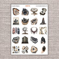 Crystals - Vinyl Sticker - Etsy