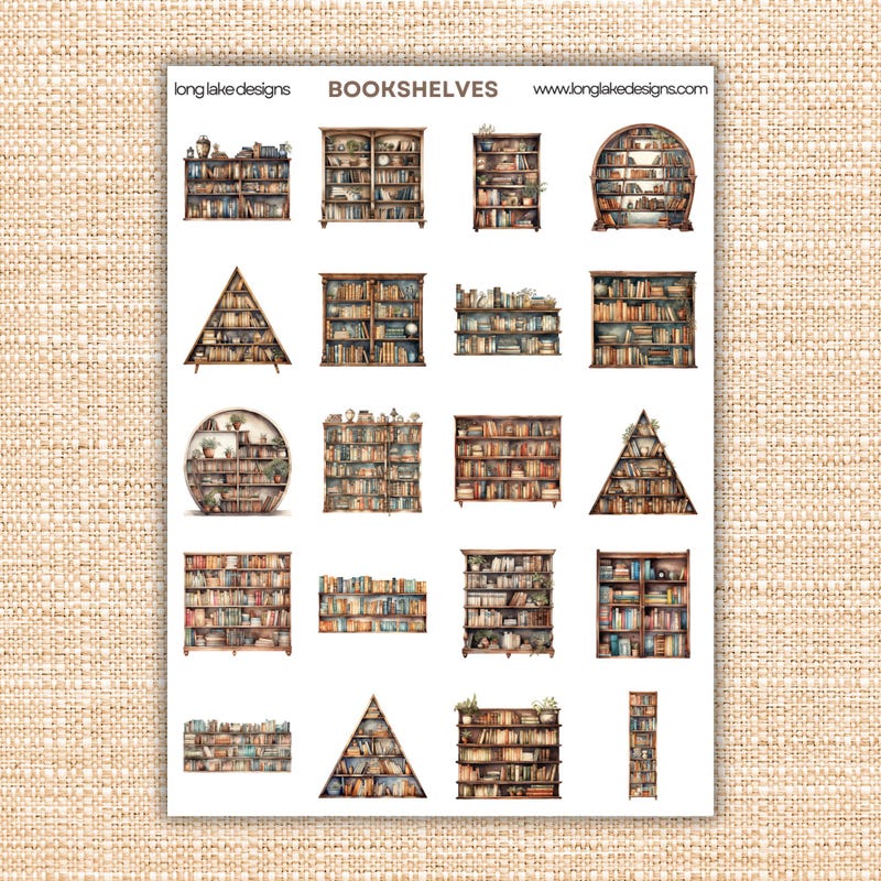 Unique Bookshelves - Etsy