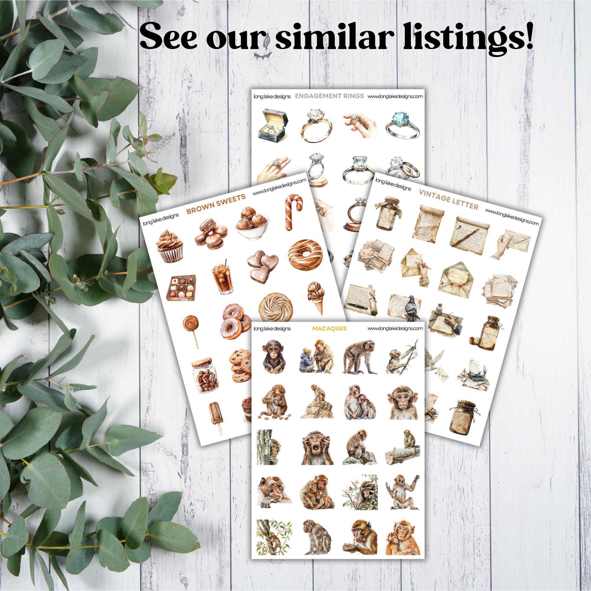 Chicken Soup Sticker Sheet, Waterproof Laminated Vinyl With 20 Cute ...