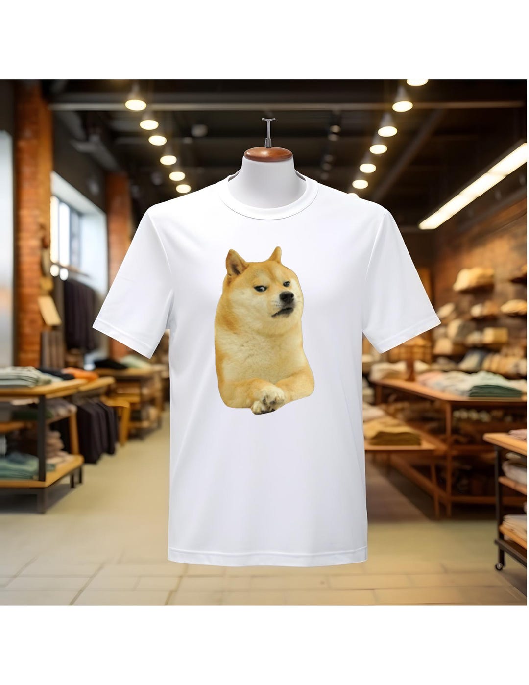Doge Disapproval T-shirt, Meme T-shirt, Graphics T-shirt, DTF T-shirt ...