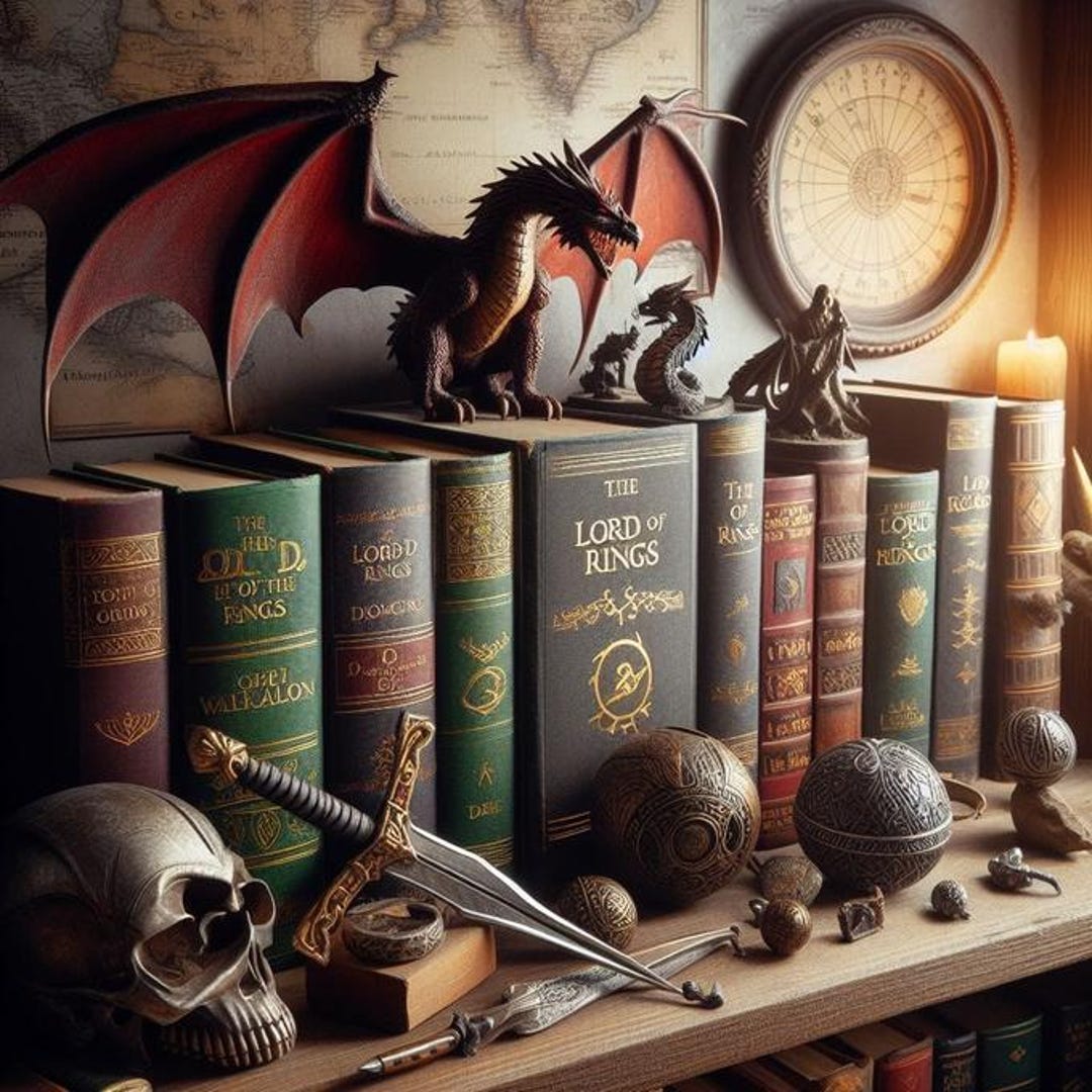 J.R.R. Tolkien Complete Lord of the Rings Ebook Collection - Etsy