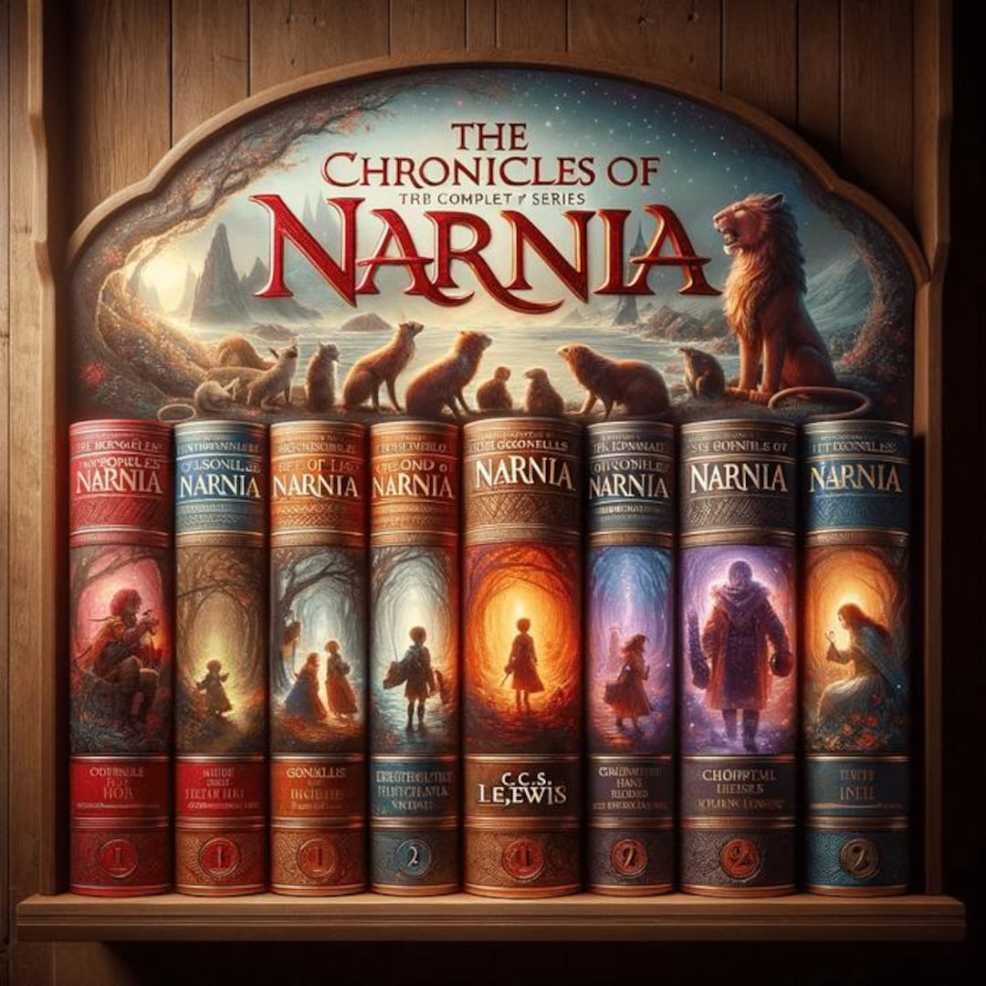 The Chronicles of Narnia - Complete Book Collection by C.S. Lewis - Etsy