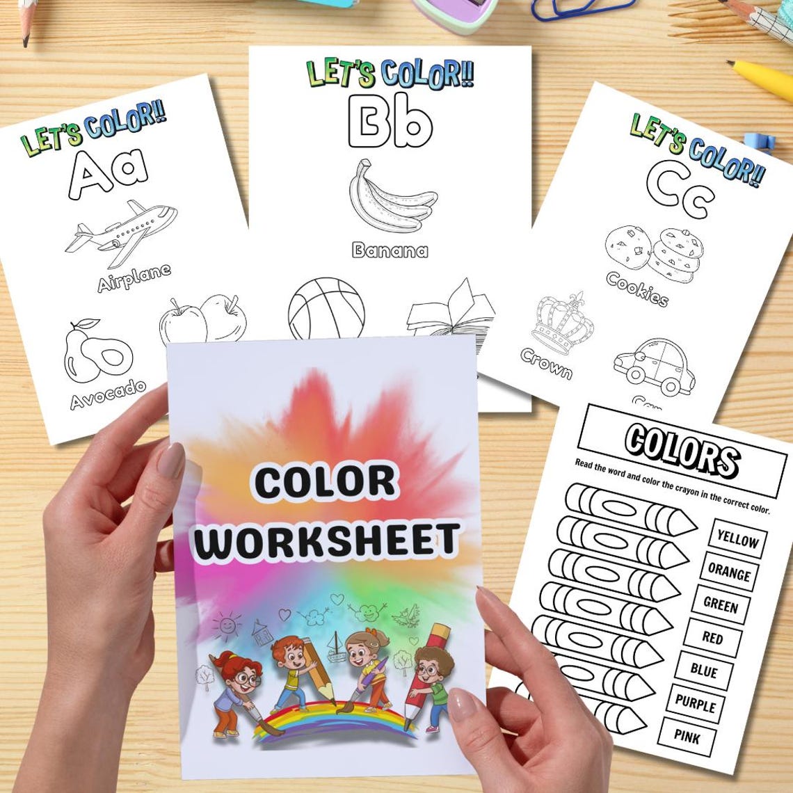 Color Worksheet for Kids – Learning Colors Printable for Preschool ...