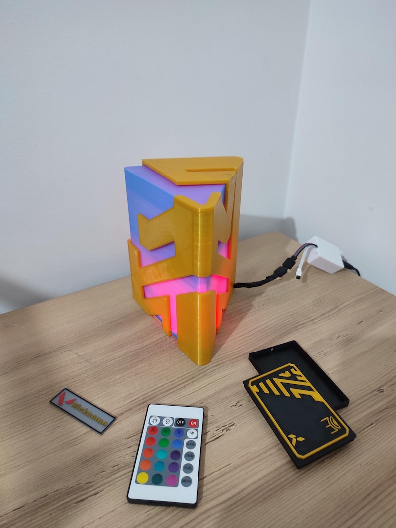 Valorant Chamber Rendezvous RGB Led Desk Lamp , Night Light/ 3D Printed ...