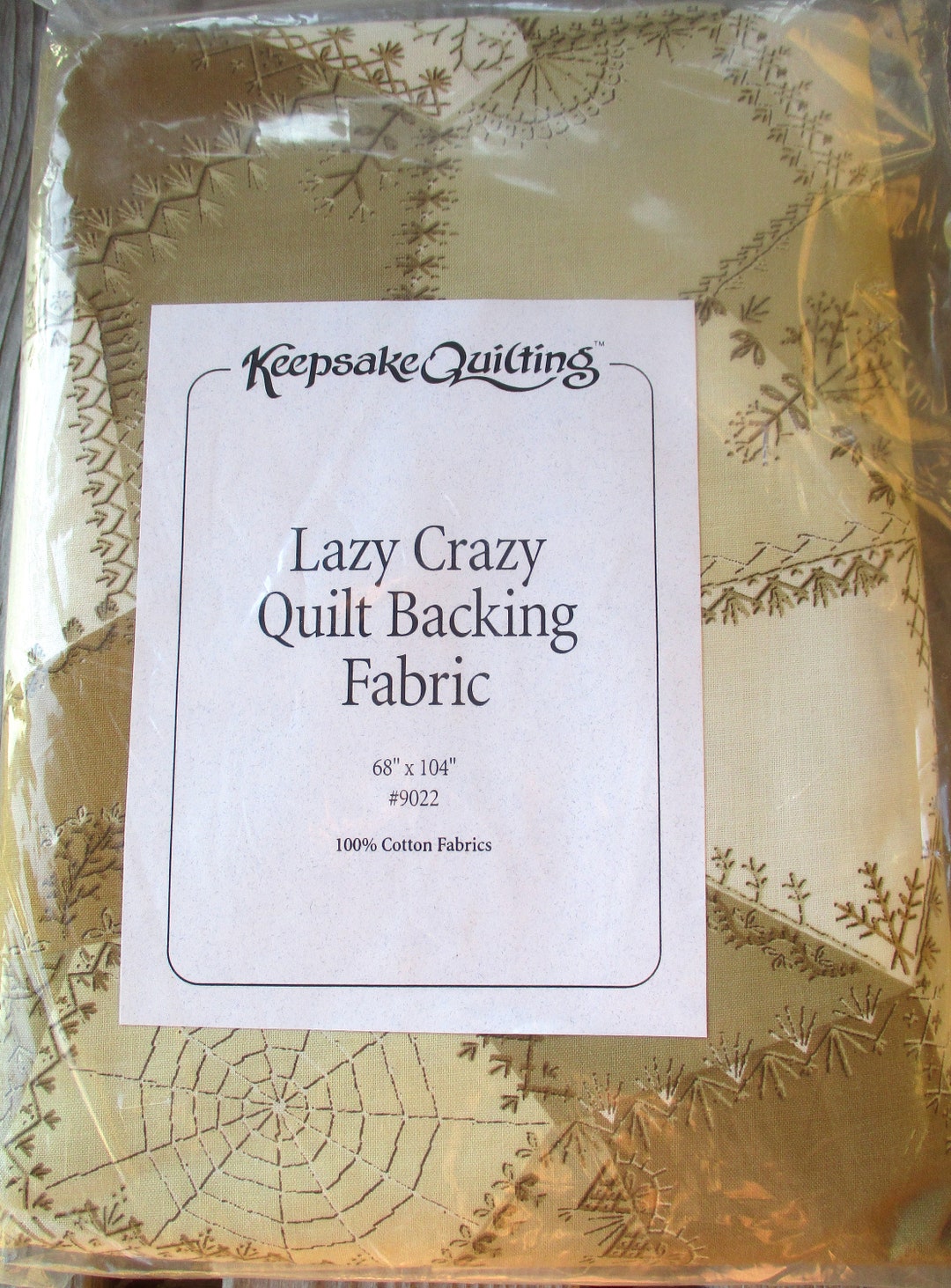 Keepsake Quilting Lazy Crazy Quilt Backing Fabric Thimbleberries RJR 68 ...