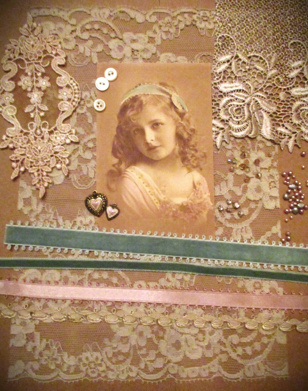 Victorian Crazy Quilt Junk Journal Inspiration Embellishment Kit Serene ...