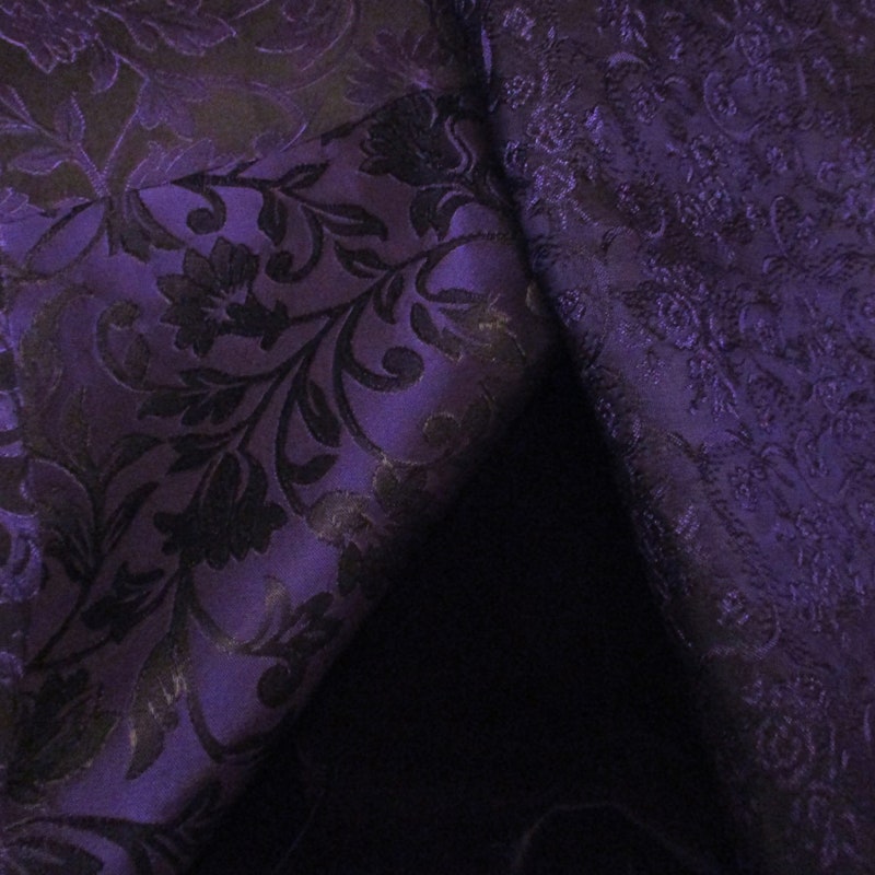 Purple Brocade - Etsy