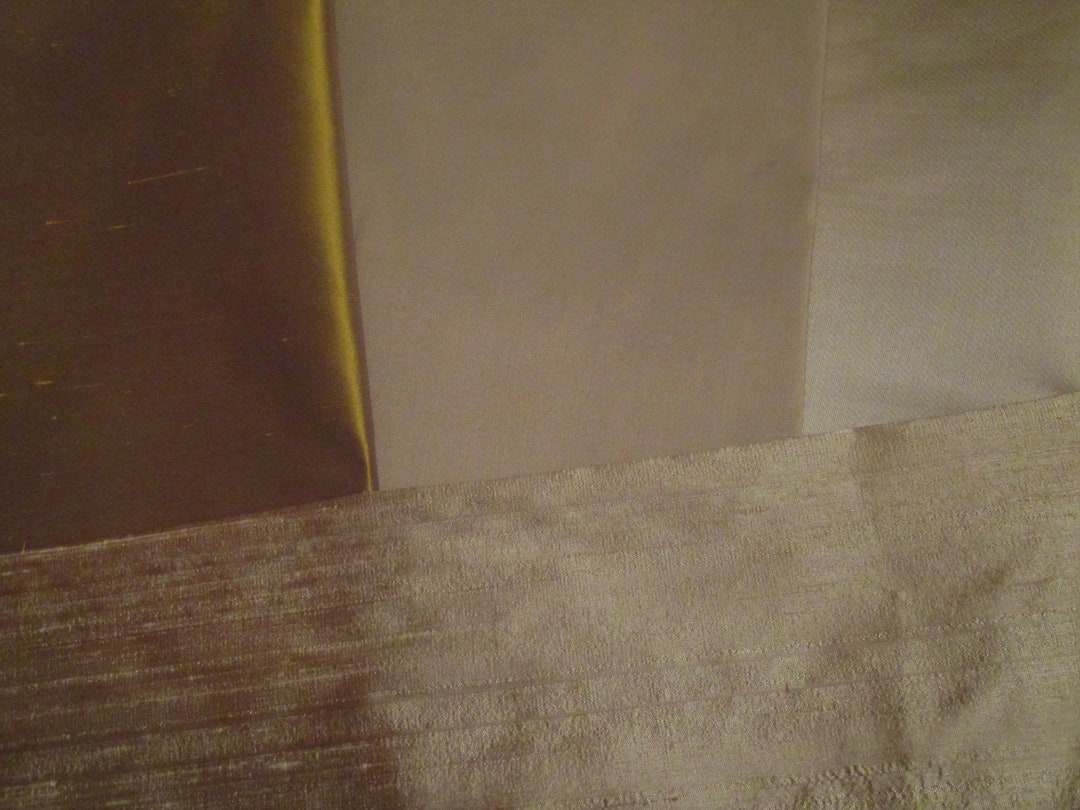Crazy Quilt Fabric Sampler Silk Blends Vintage Precious Metals Gold ...