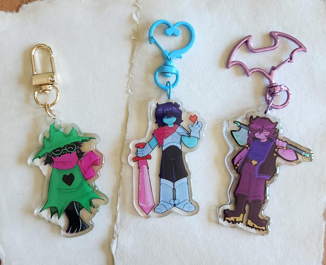 Deltarune Acrylic Keychains (2.5 In) - Etsy