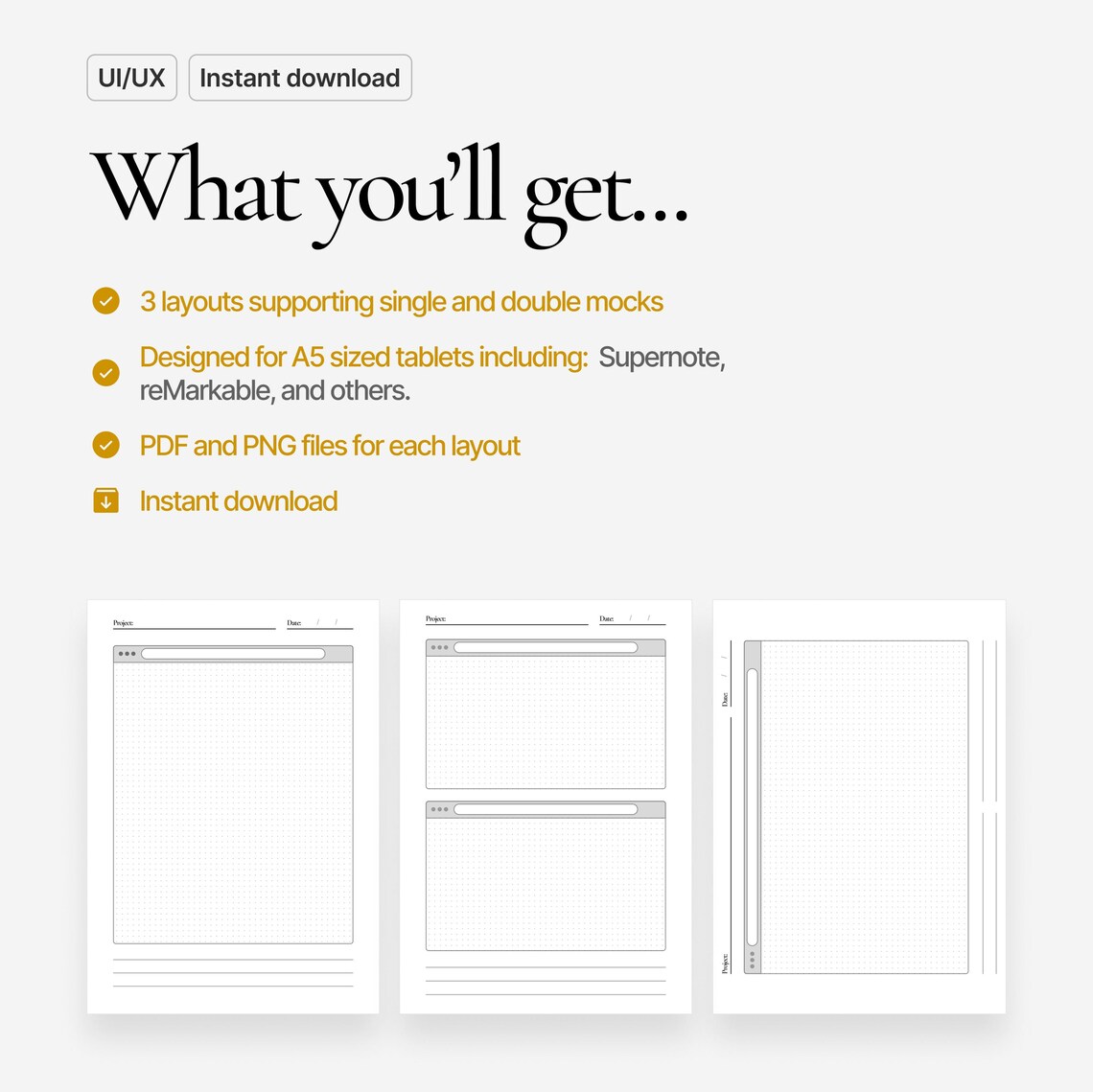 Website Wireframe Template | 3 Layouts for UX Design | Remarkable ...