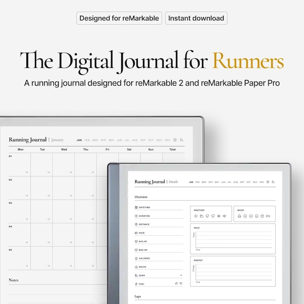 2026 Running Calendar - Etsy