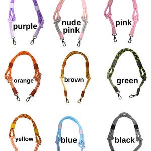 Colorful Rope Bag Strap – Durable, Detachable Shoulder Strap - Etsy