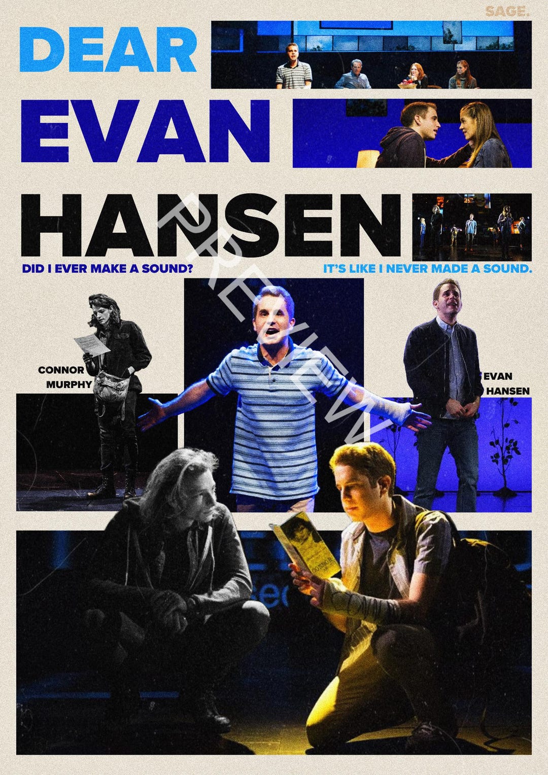 Dear Evan Hansen Poster - Etsy