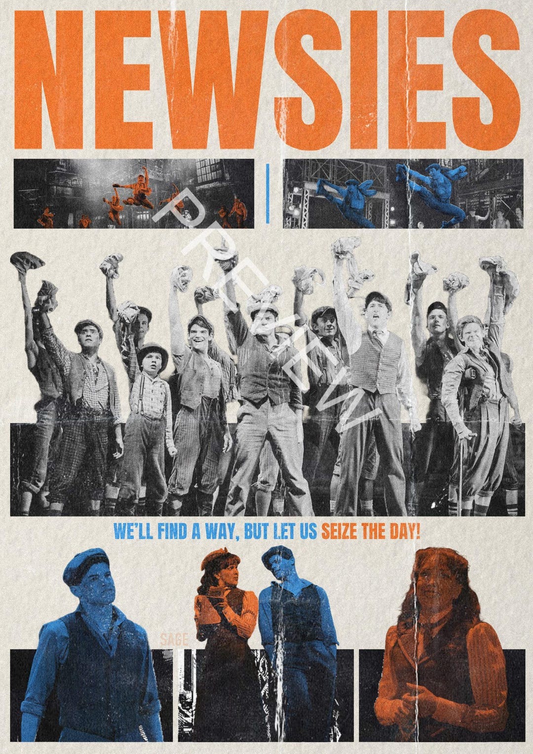 Newsies Poster - Etsy