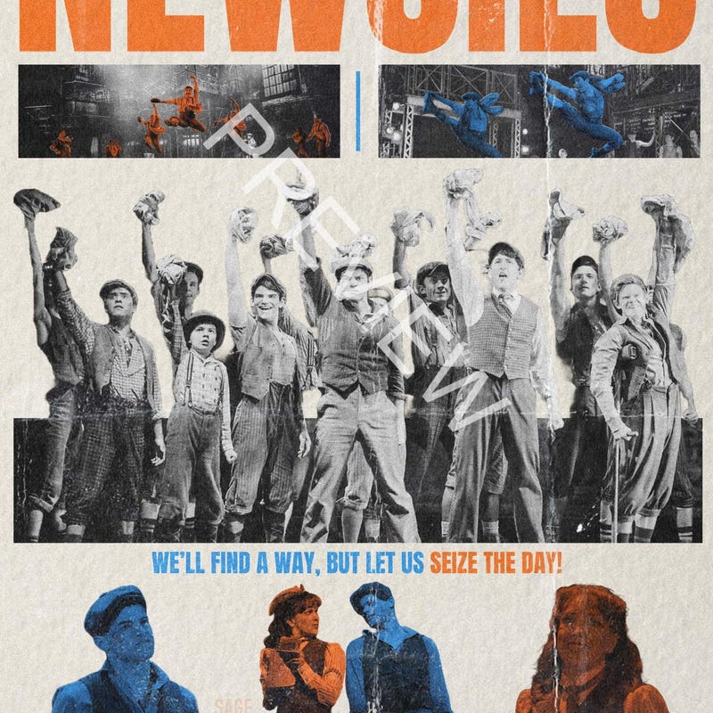 Newsies Poster - Etsy