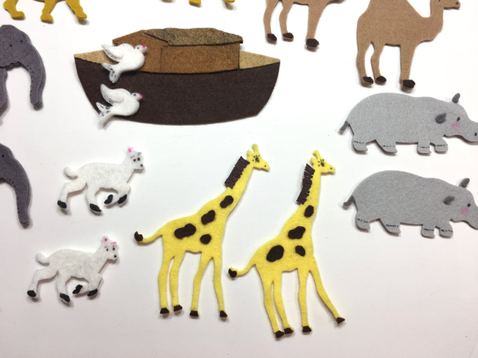 Noahs Ark Felt Set Noahs Ark Toy Felt Board Stories Baptism - Etsy