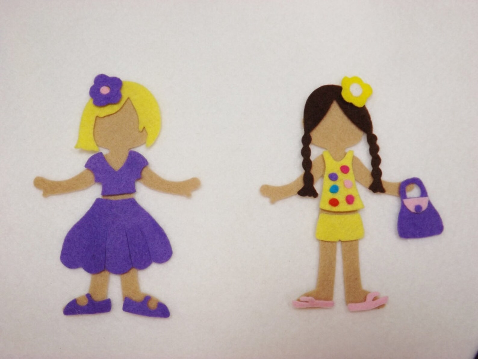 Paper Doll Felt Board Set 62 Pieces - Etsy