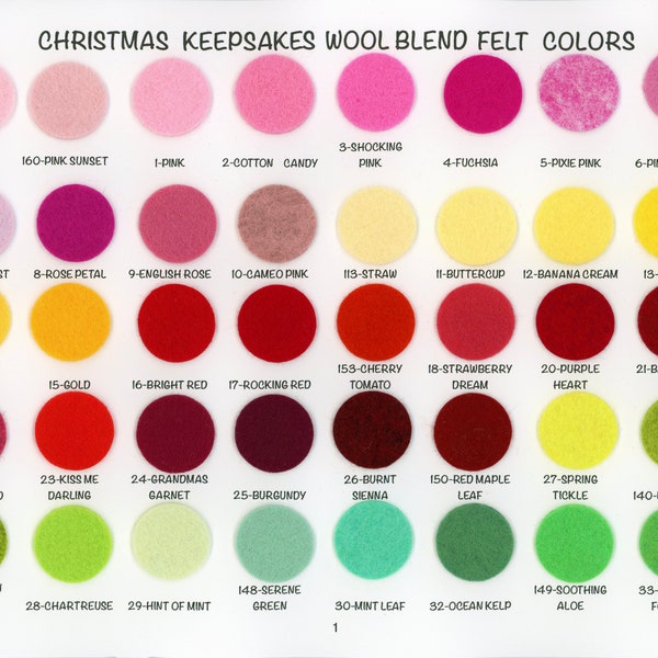 Felt Samples - Etsy