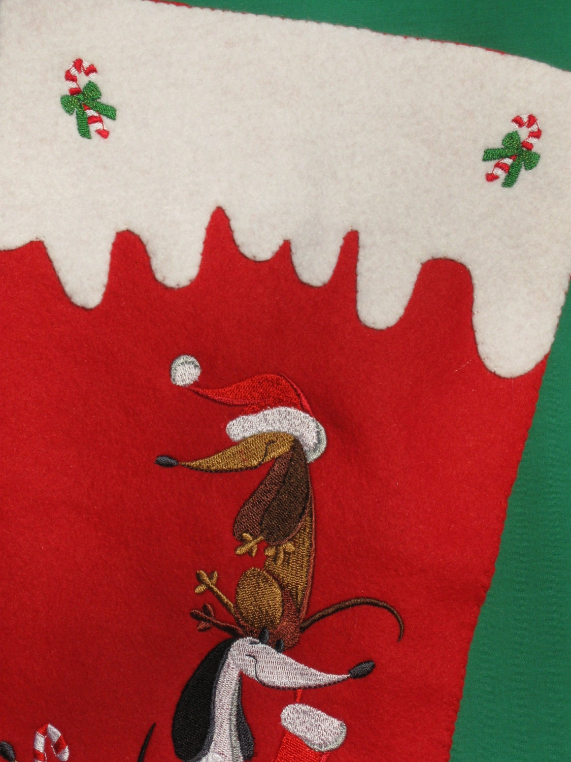 Dachshund Christmas Stocking / Personalized Holiday/ Home Decor/ Family ...