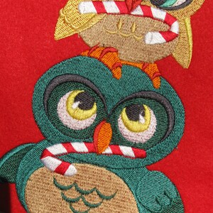 Felt Owl Christmas Stocking , Personalized Christmas Stocking, Custom ...