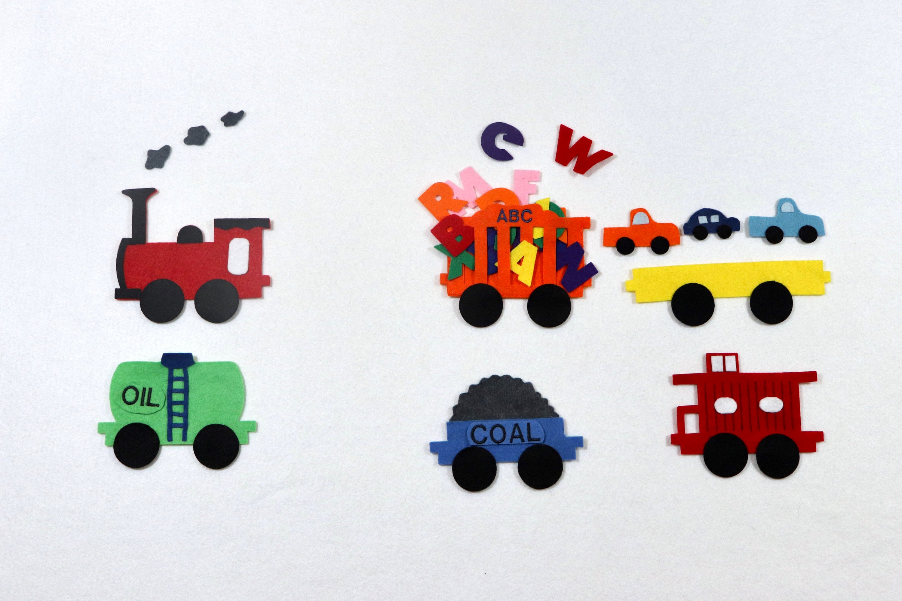 Alphabet train felt board set montessori toys toddler | Etsy