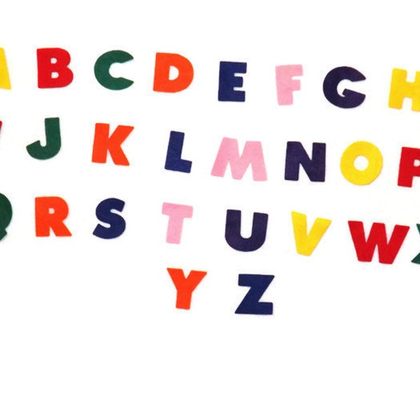 Wool Felt Letters - Etsy