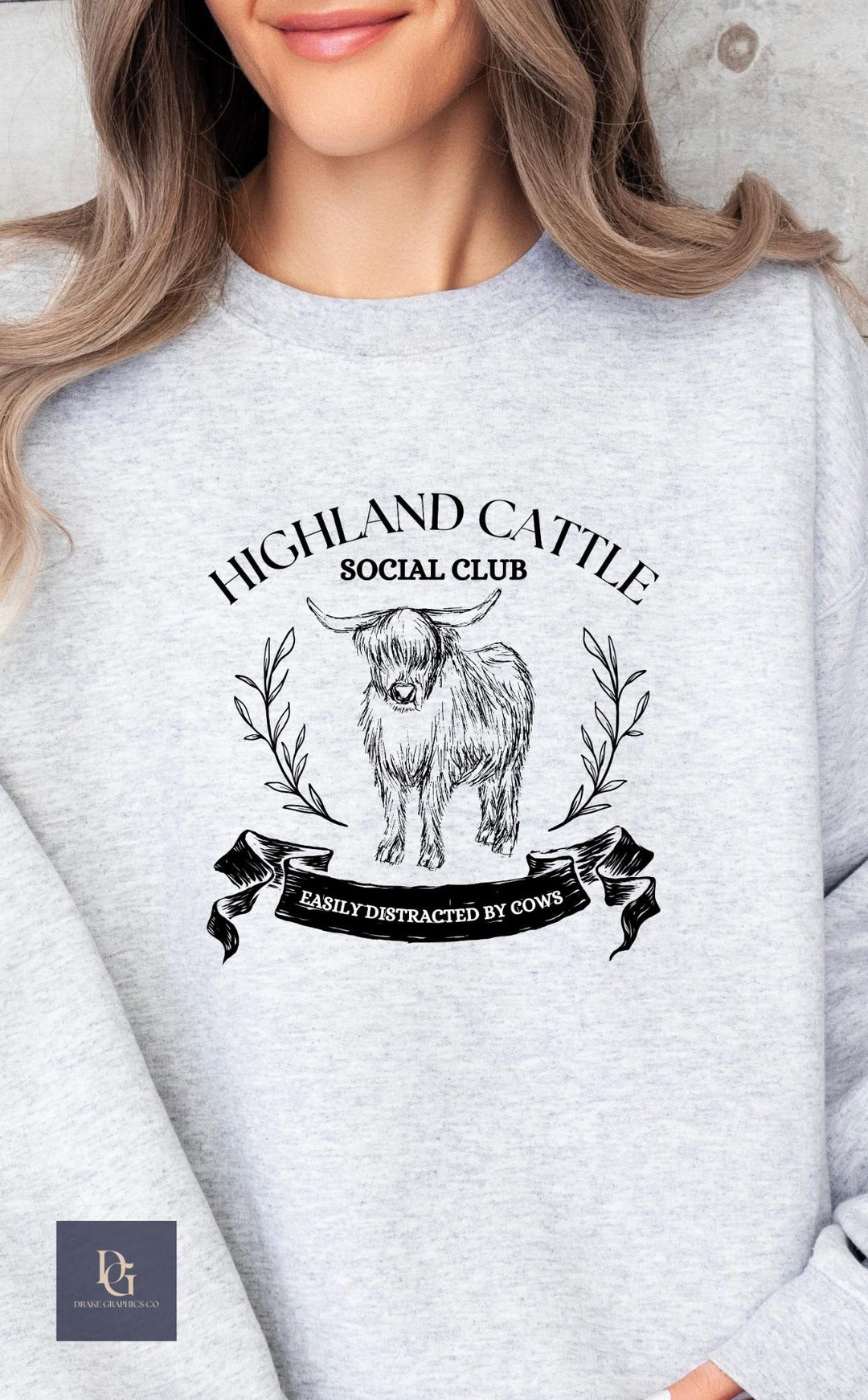 Highland Cow Social Club Png, Highland Cow Png, Social Club, Funny ...
